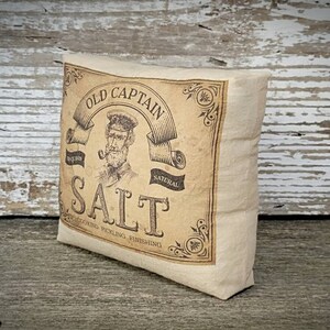 Primitive Salt Sack Replica ~ Faux Salt Sack ~ Primitive Kitchen Decor ...