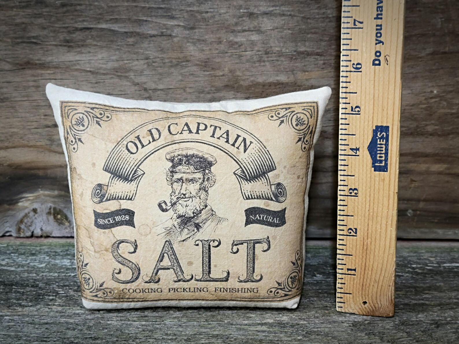 Primitive Salt Sack Replica ~ Faux Salt Sack ~ Primitive Kitchen Decor ...