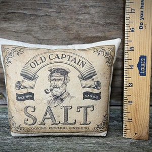 Primitive Salt Sack Replica ~ Faux Salt Sack ~ Primitive Kitchen Decor ...