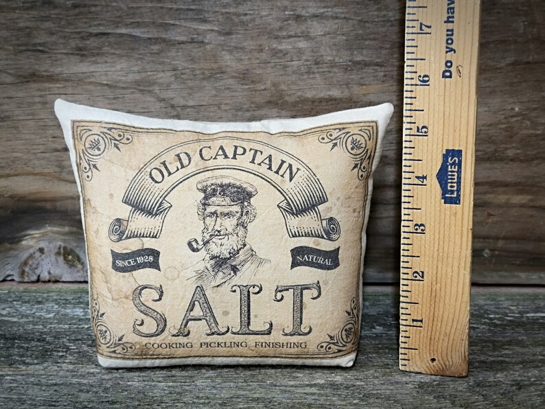Primitive Salt Sack Replica ~ Faux Salt Sack ~ Primitive Kitchen Decor ...
