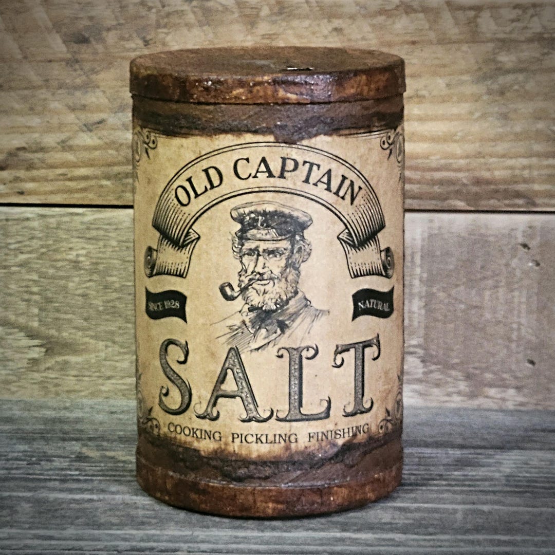 Primitive Salt Box ~ Kitchen Decor ~ Pantry Decor ~ Farmhouse Kitchen ...