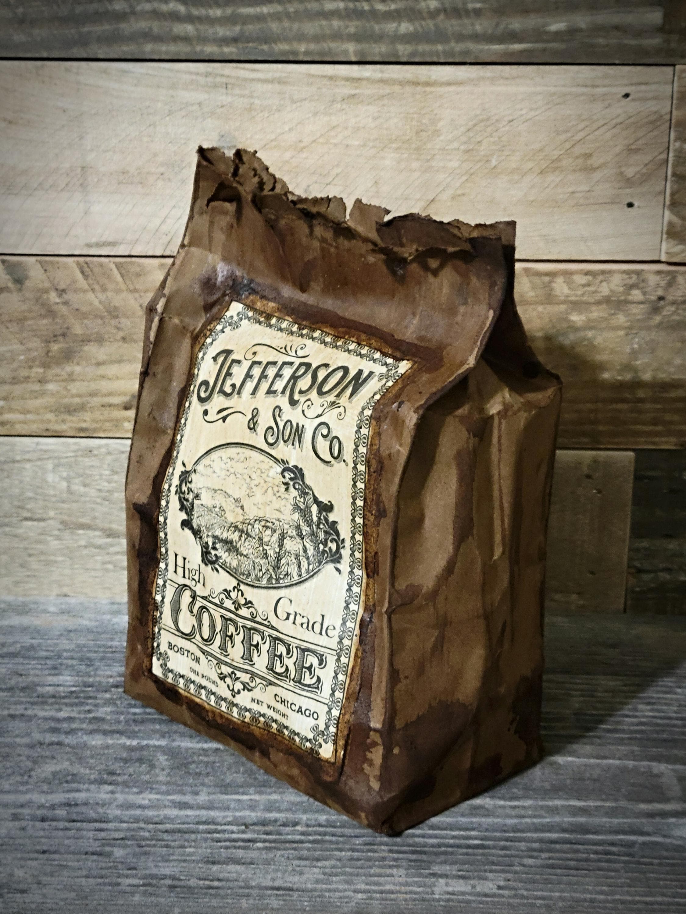 Primitive Coffee Sack ~ Coffee Lovers Decor ~ Pantry Sack ~ Kitchen ...