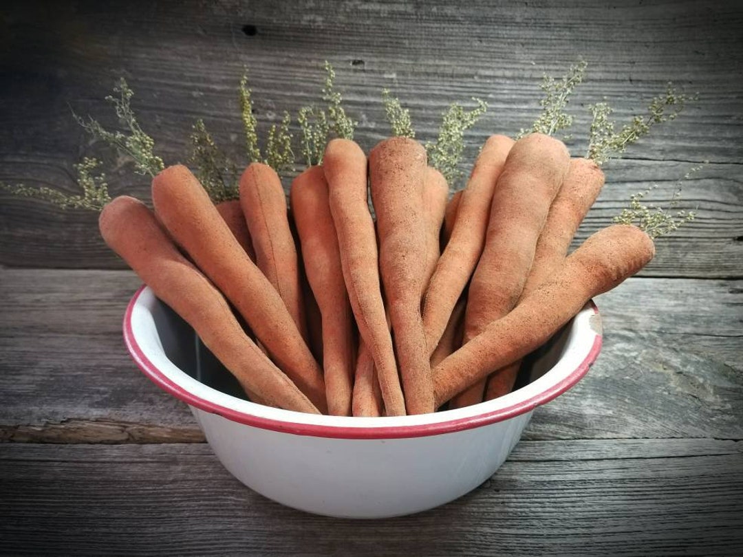 Primitive Fabric Carrots - Easter Spring Summer Decor - Tiered Tray ...