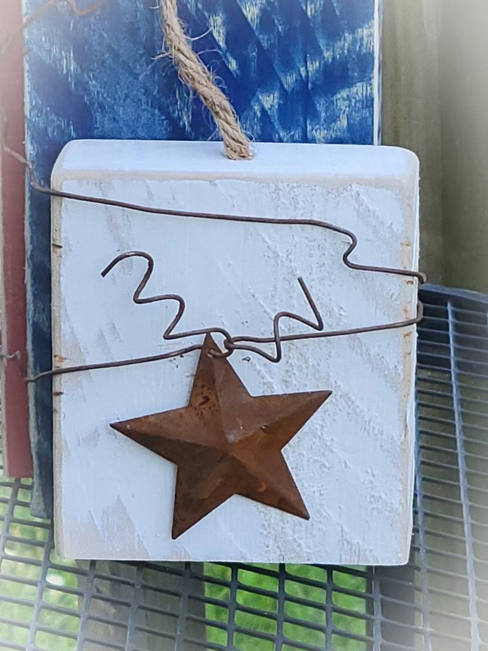 Rustic Primitive Wooden Fireworks Table Decor Fourth of July - Etsy