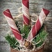 Primitive Peppermint Sticks in Rusty Bucket Tree Ornament - Etsy