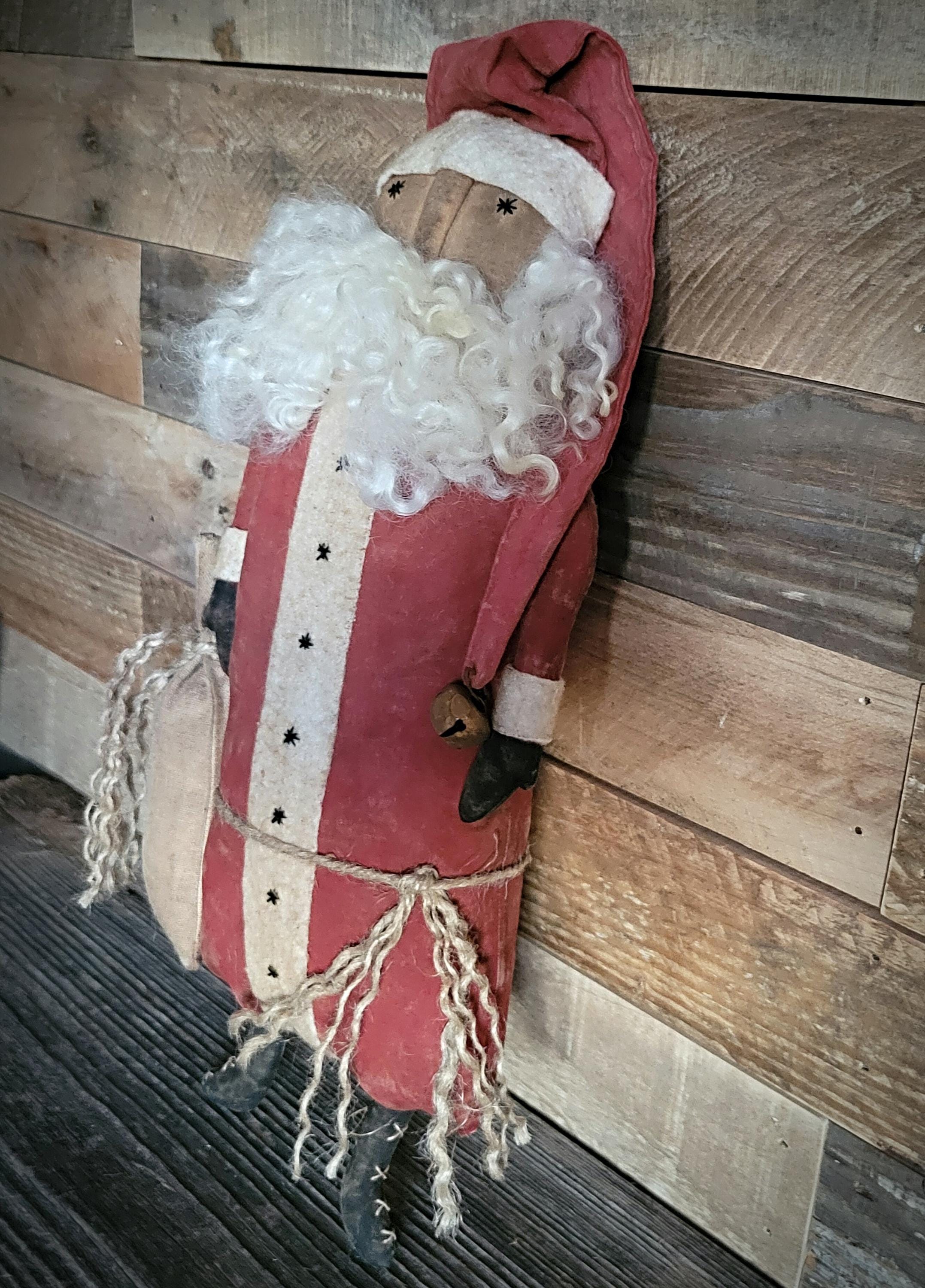 Primitive Santa Doll - Christmas Decor - Santa Claus - Christmas ...