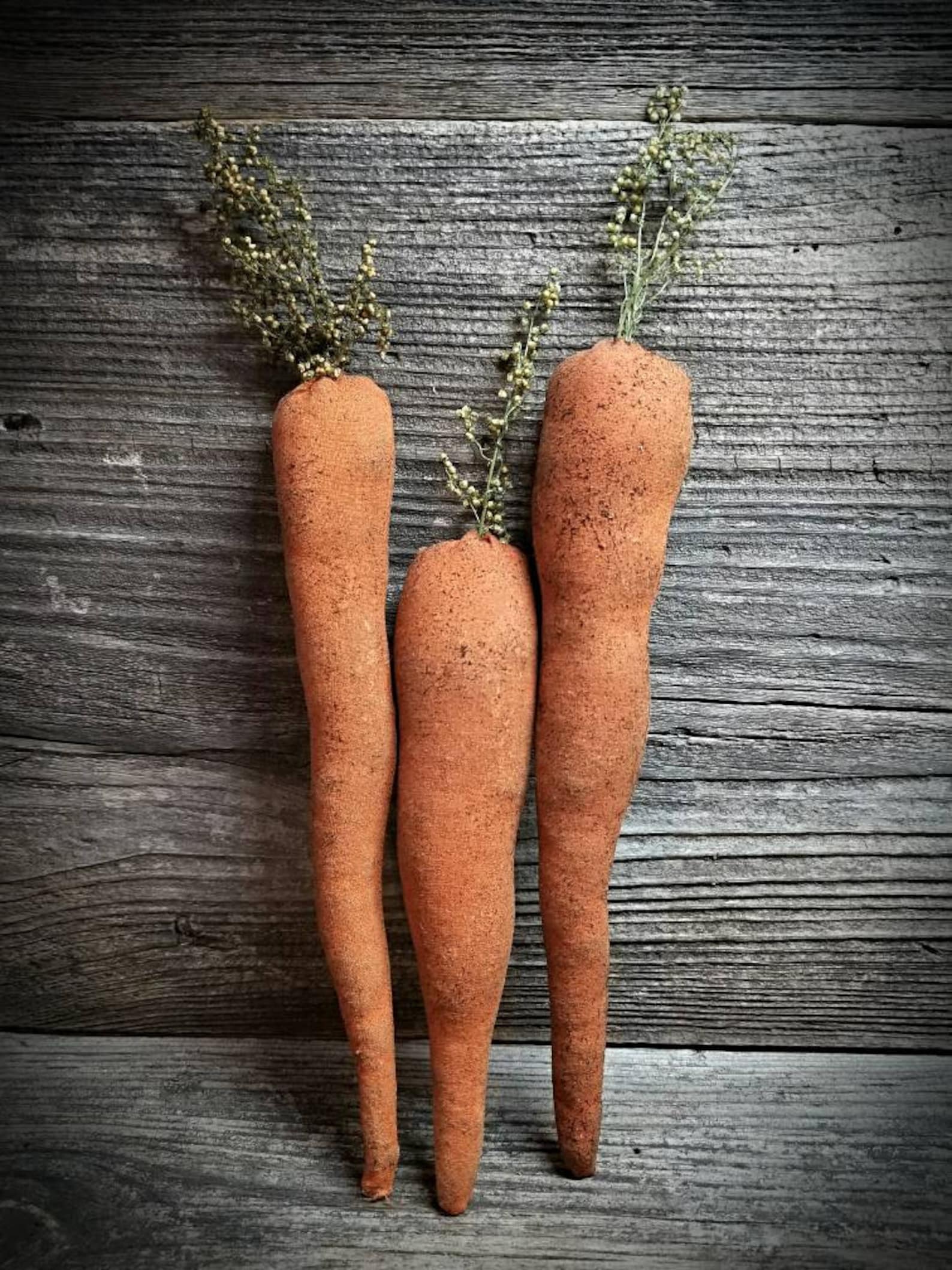 Primitive Fabric Carrots - Easter Decor - Spring Decor - Easter ...
