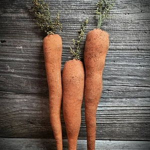 Primitive Fabric Carrots - Easter Spring Summer Decor - Tiered Tray ...