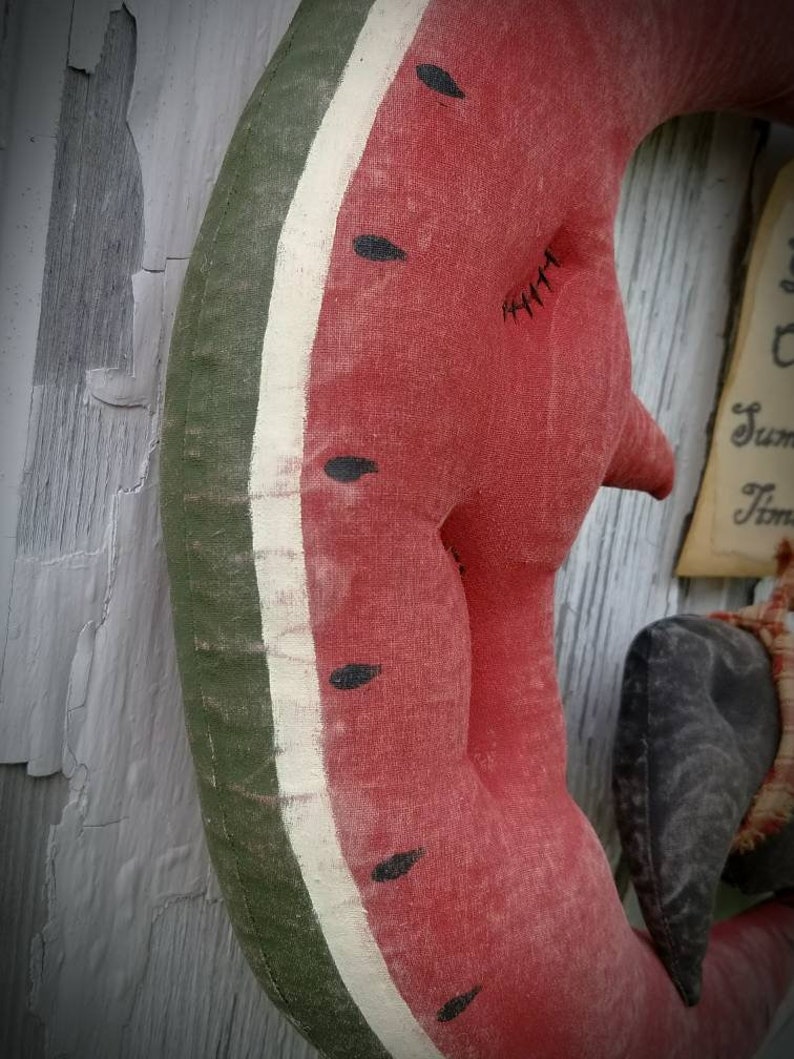 Primitive Watermelon Door Hanger Summer Decor Summer Wall | Etsy