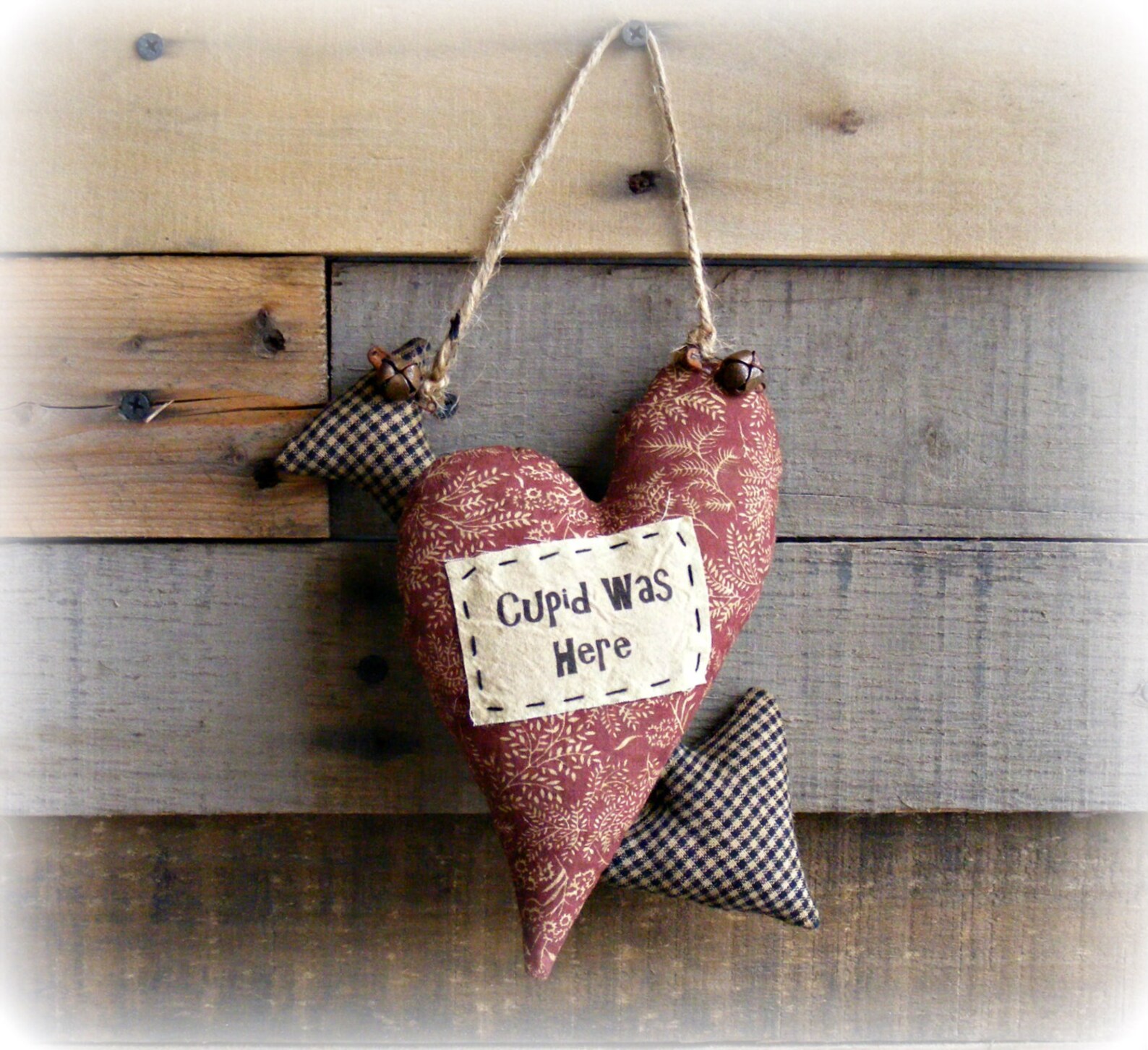 Primitive Valentines Day Decor valentines Ornament Peg - Etsy