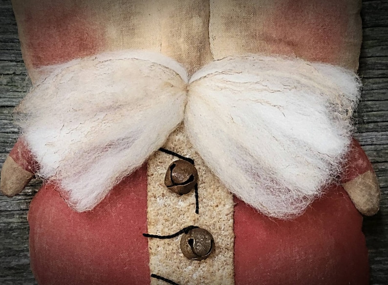 Primitive Santa Doll Primitive Christmas Decor Santa Claus - Etsy