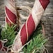 Primitive Peppermint Sticks in Rusty Bucket Tree Ornament - Etsy
