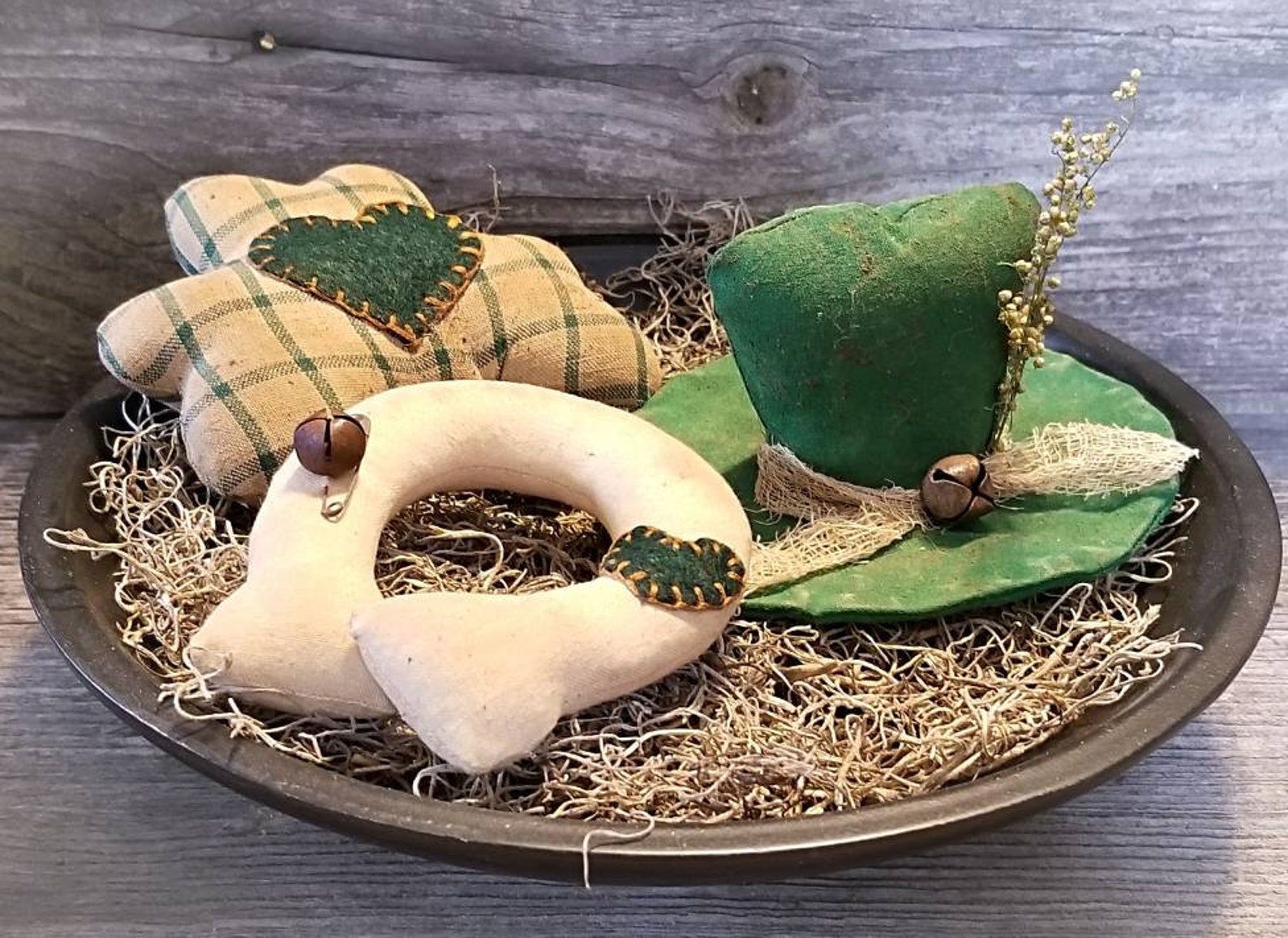 Primitive Leprechaun Hats ~ St Patrick's Day Decor ~ Bowl Fillers ...