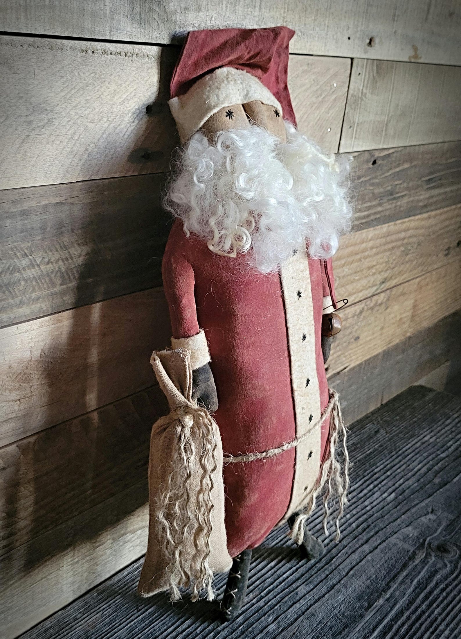 Primitive Santa Doll - Christmas Decor - Santa Claus - Christmas ...