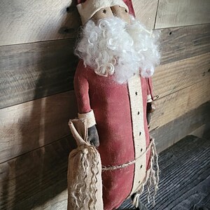Primitive Santa Doll - Christmas Decor - Santa Claus - Christmas ...