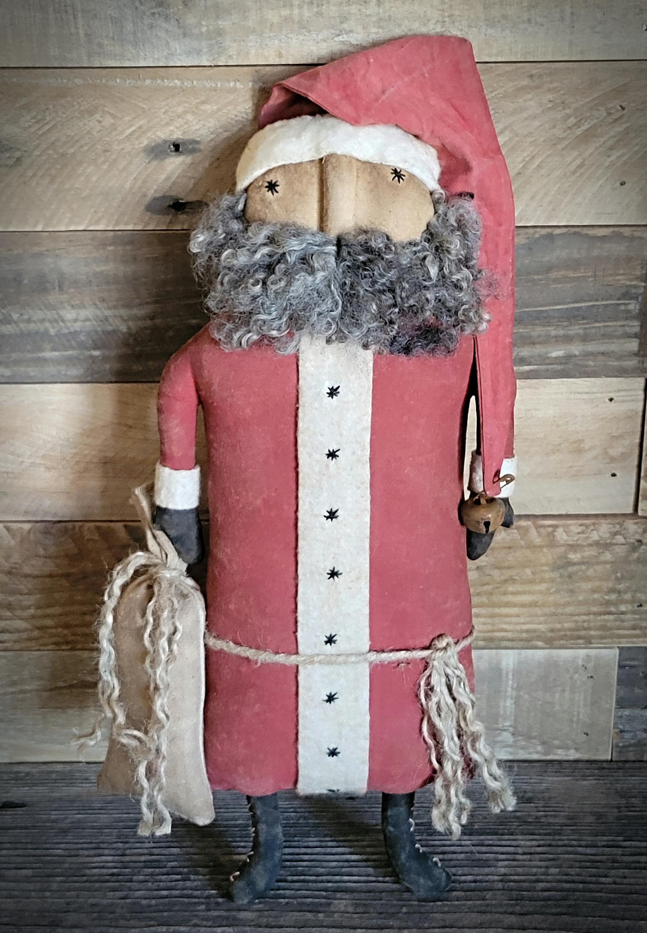 Primitive Santa Doll - Christmas Decor - Santa Claus - Christmas ...