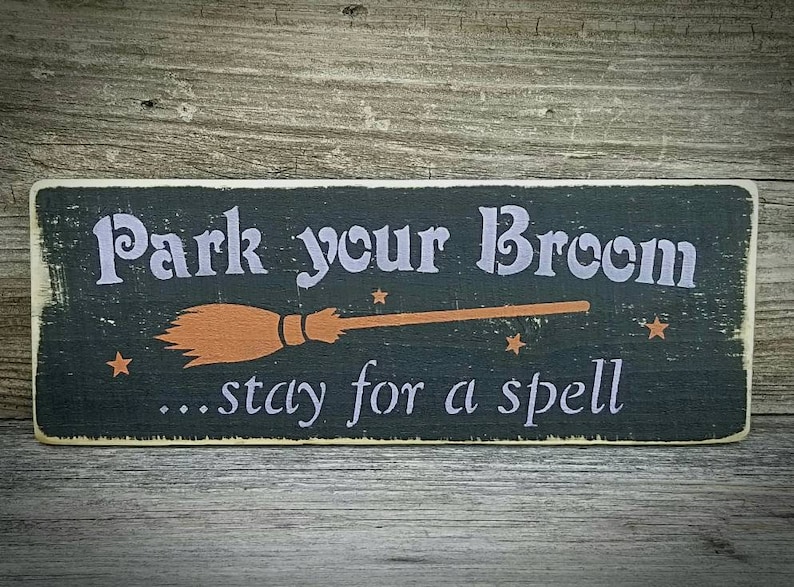 Witch Sign ~ Halloween Sign ~ Witch Decor ~ Halloween Witch Sign ~ Wood ...