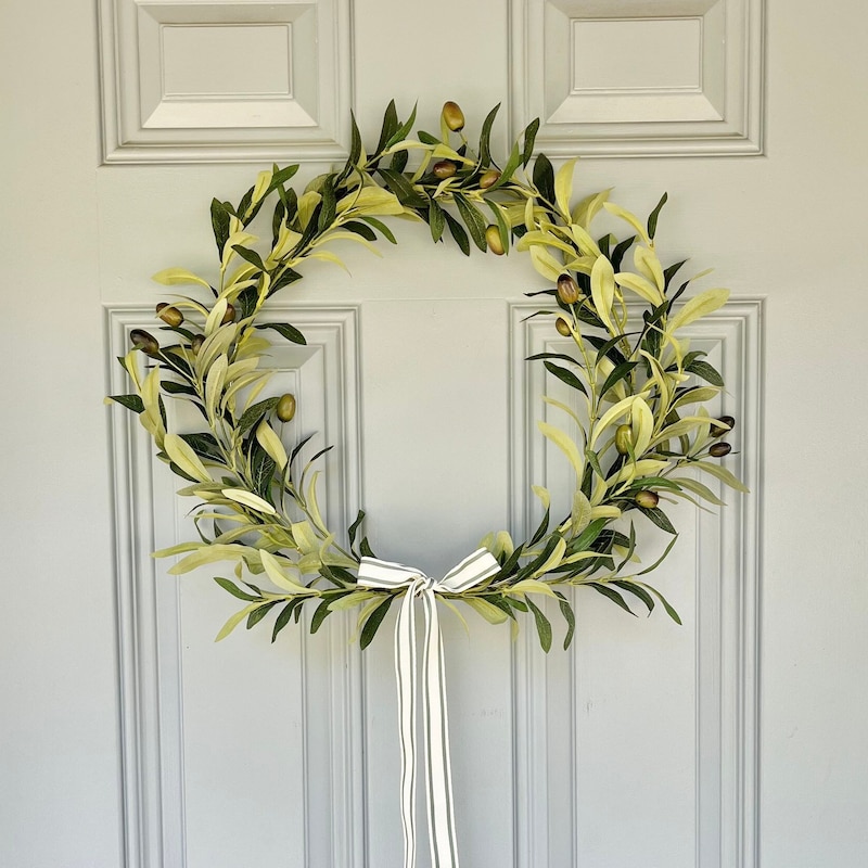 Olive Wreath - Etsy