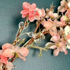 Cherry Blossom Hoop Wreath Sakura Wreath Cherry Blossom Decor Spring ...