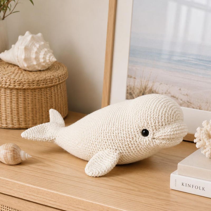 Beluga Soft Toy - Etsy
