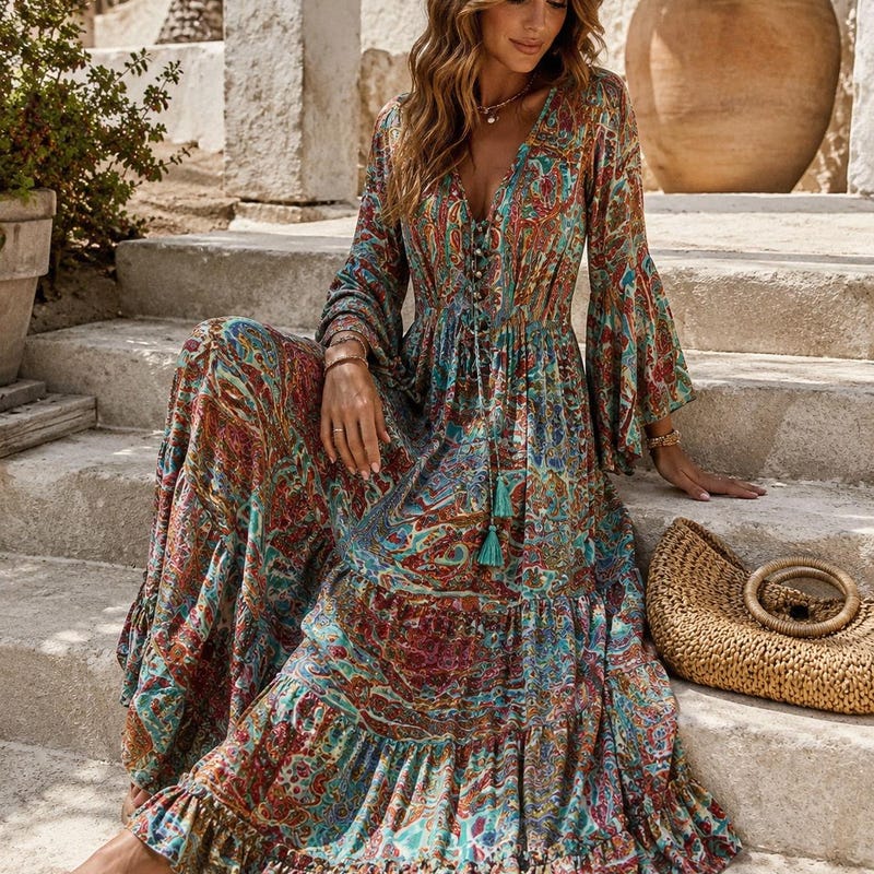 Slimming Summer Maxi Dresses - Etsy Canada