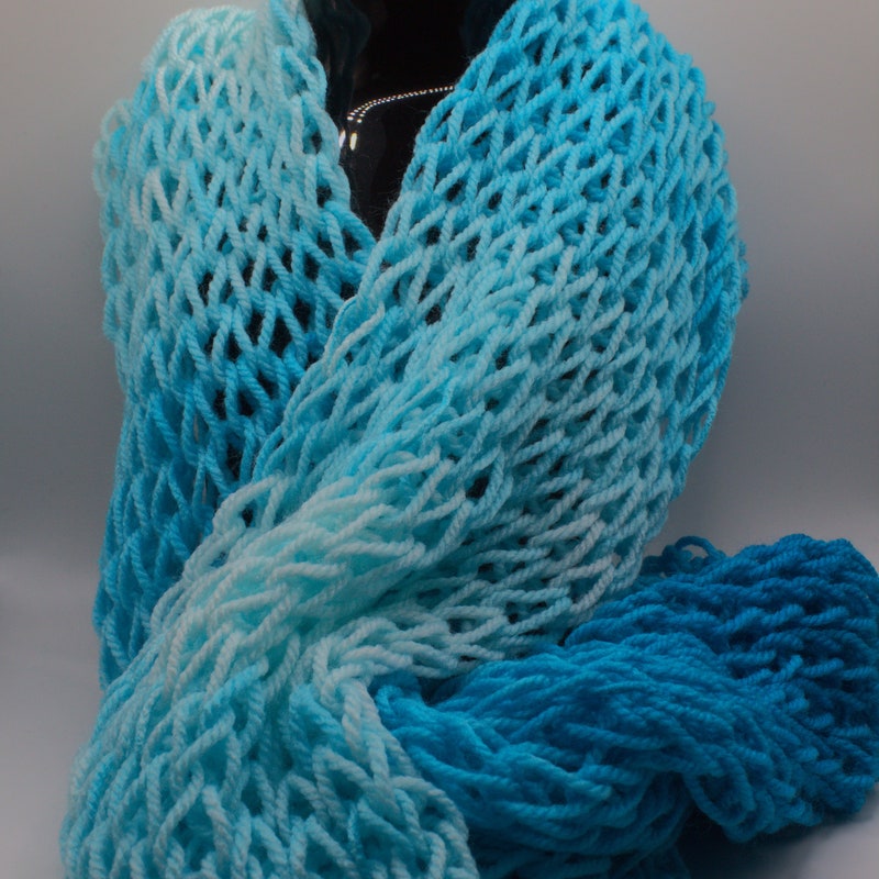 Drop Stitch Scarf - Etsy