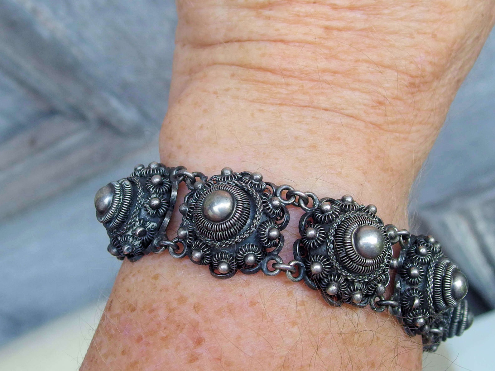 835 Silver Dutch Button Zeeland Filigree Zeeuwse Knop - Etsy