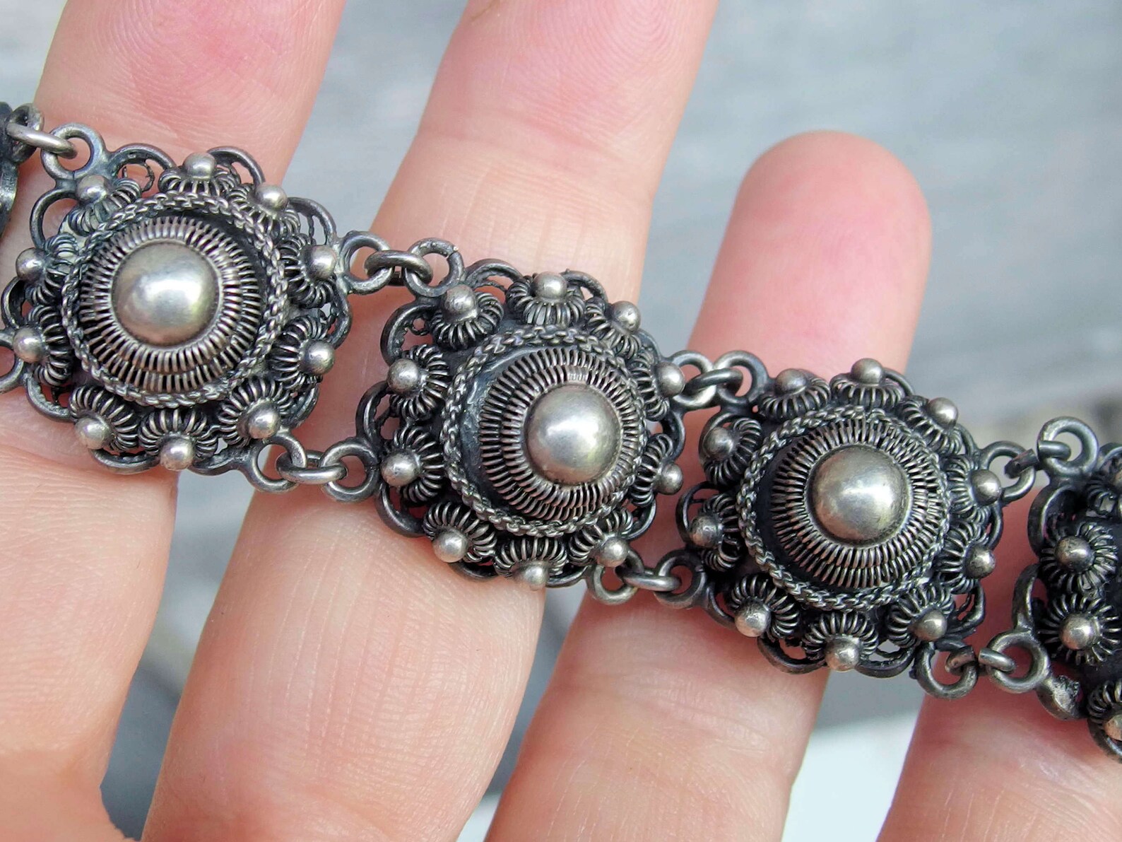 835 Silver Dutch Button Zeeland Filigree Zeeuwse Knop - Etsy