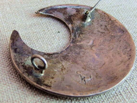 Antique Islamic 800 Silver Crescent Brooch, Elaborate… - Gem