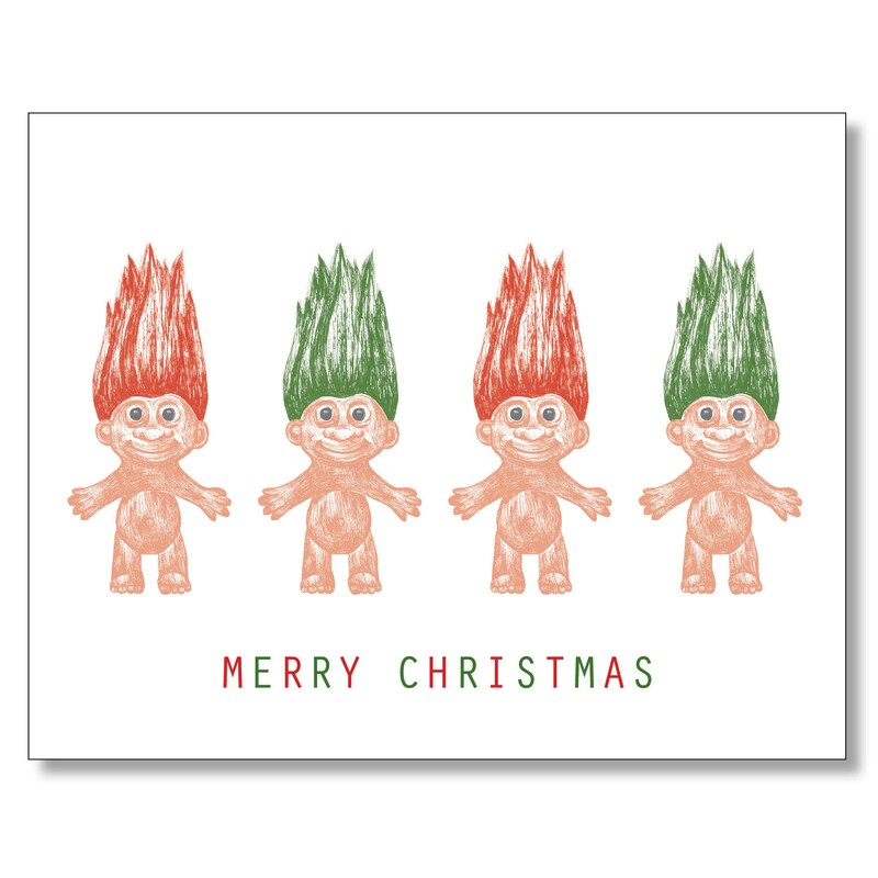 Holiday Troll Doll - Etsy