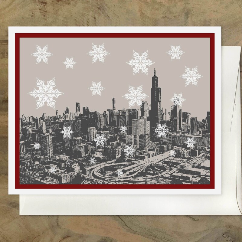 Chicago Card - Etsy