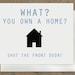 Hilarious HOMEOWNER Card. Funny Housewarming Card. New Home Card. First ...