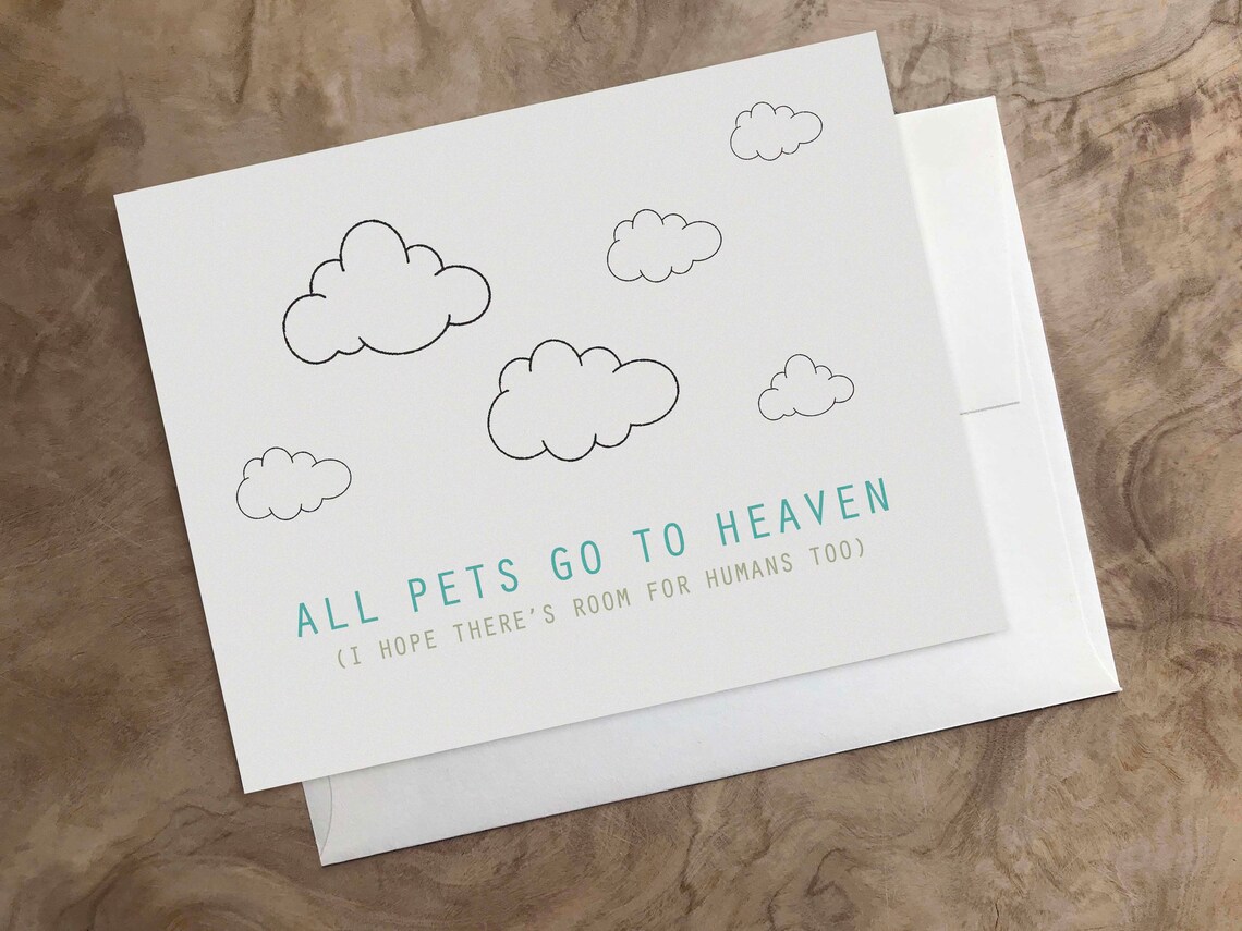 PET SYMPATHY CARD. Sick Cat Dog House Pet. Animal Death Card. Dog Loss ...