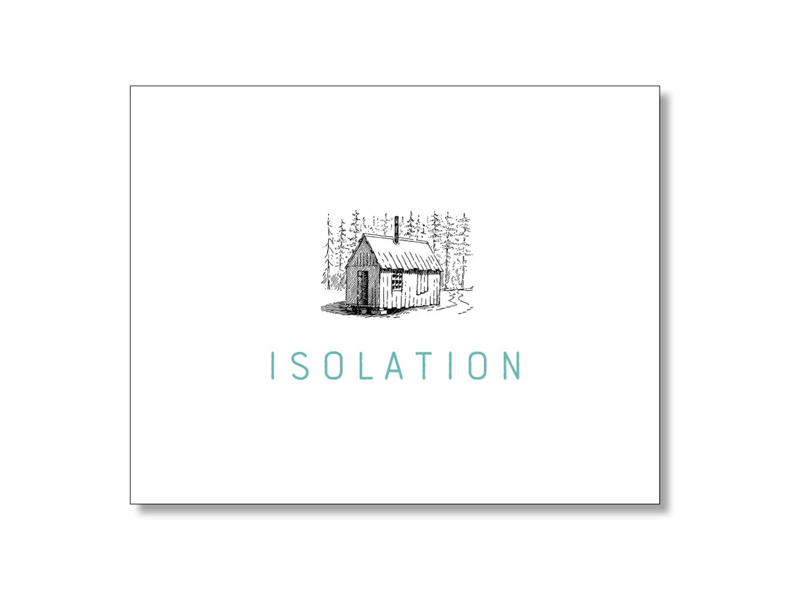 Quarantine Card Isolation Card Social Distancing Card I - Etsy