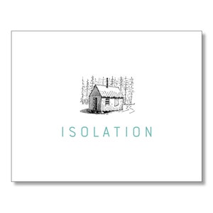 Isolation Card - Pandemic Card, Social Distancing Quarantine Card - Etsy