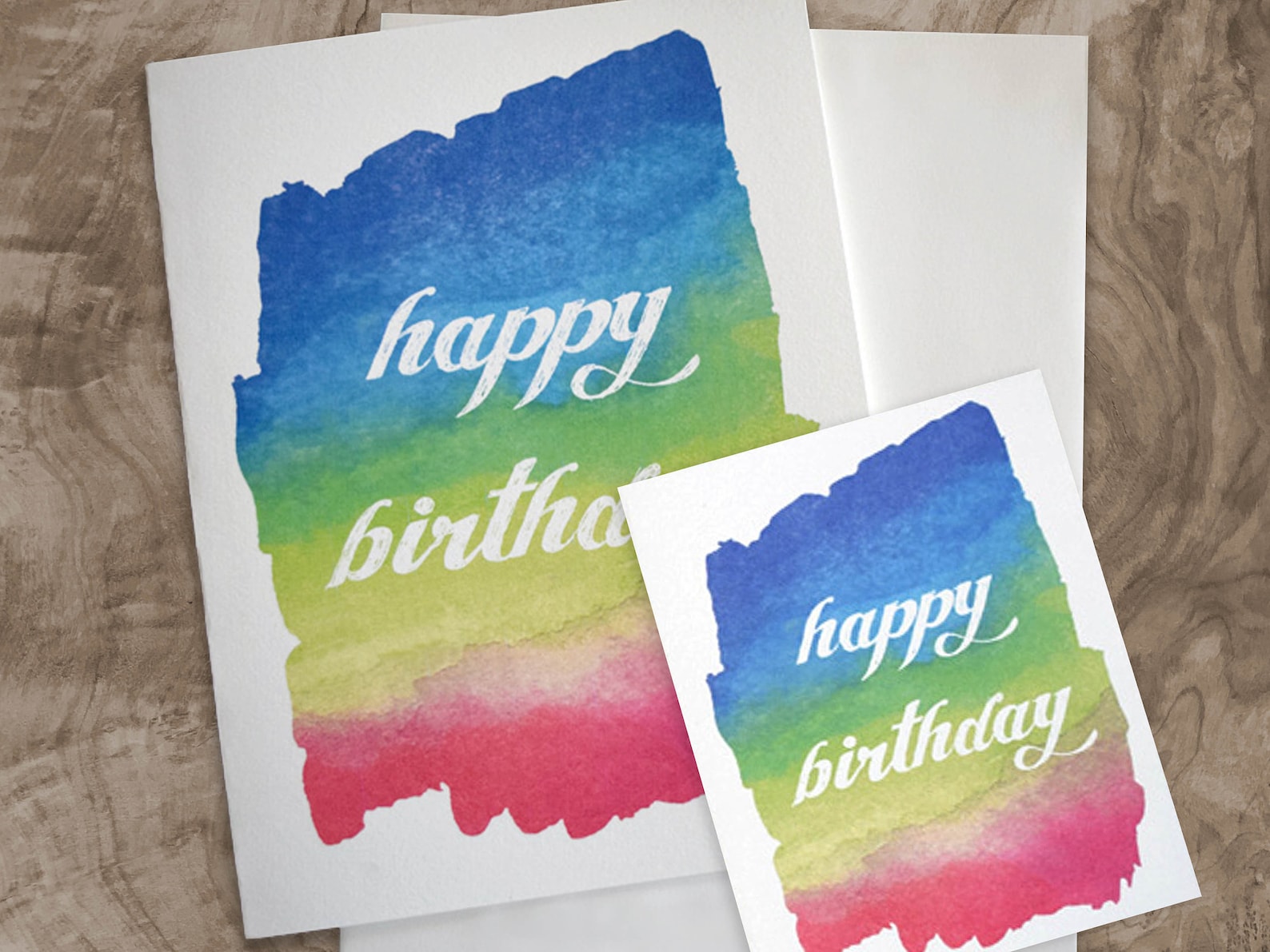 Large Oversized Birthday Card, Beautiful Hand Painted Gigantic Birthday ...