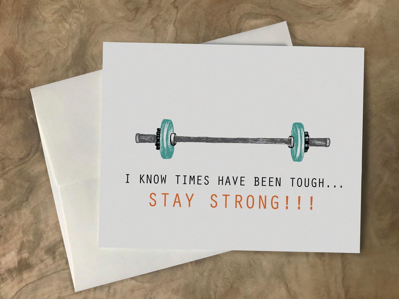 STAY STRONG CARD. Get Well Soon Card. Card for Sick or Sad Friend ...