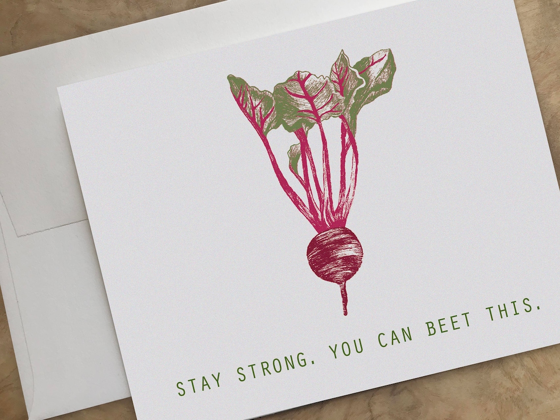 Stay Strong Card - Keep up the Fight - Get Well Soon Card. Friend With ...