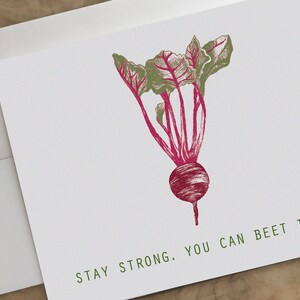Stay Strong Card - Keep up the Fight - Get Well Soon Card. Friend With ...