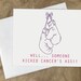 Well... SOMEONE Kicked Cancer's AS Congratulations You BEAT CANCER Card ...