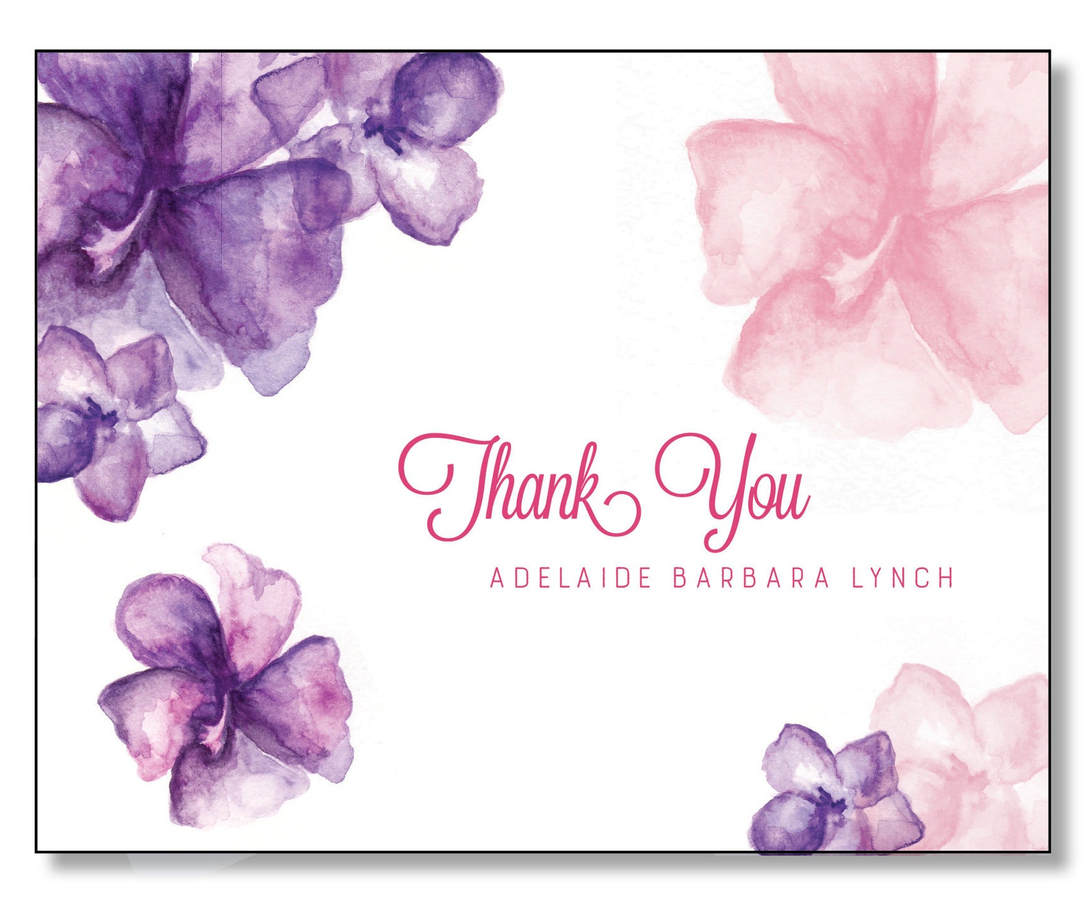 Personalized THANK YOU Cards Custom Thank You Card Custom - Etsy