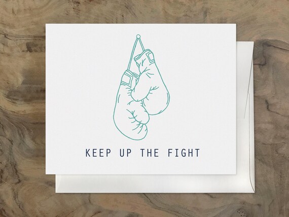 Keep up the Fight Devastation Card. Cancer Card. | Etsy