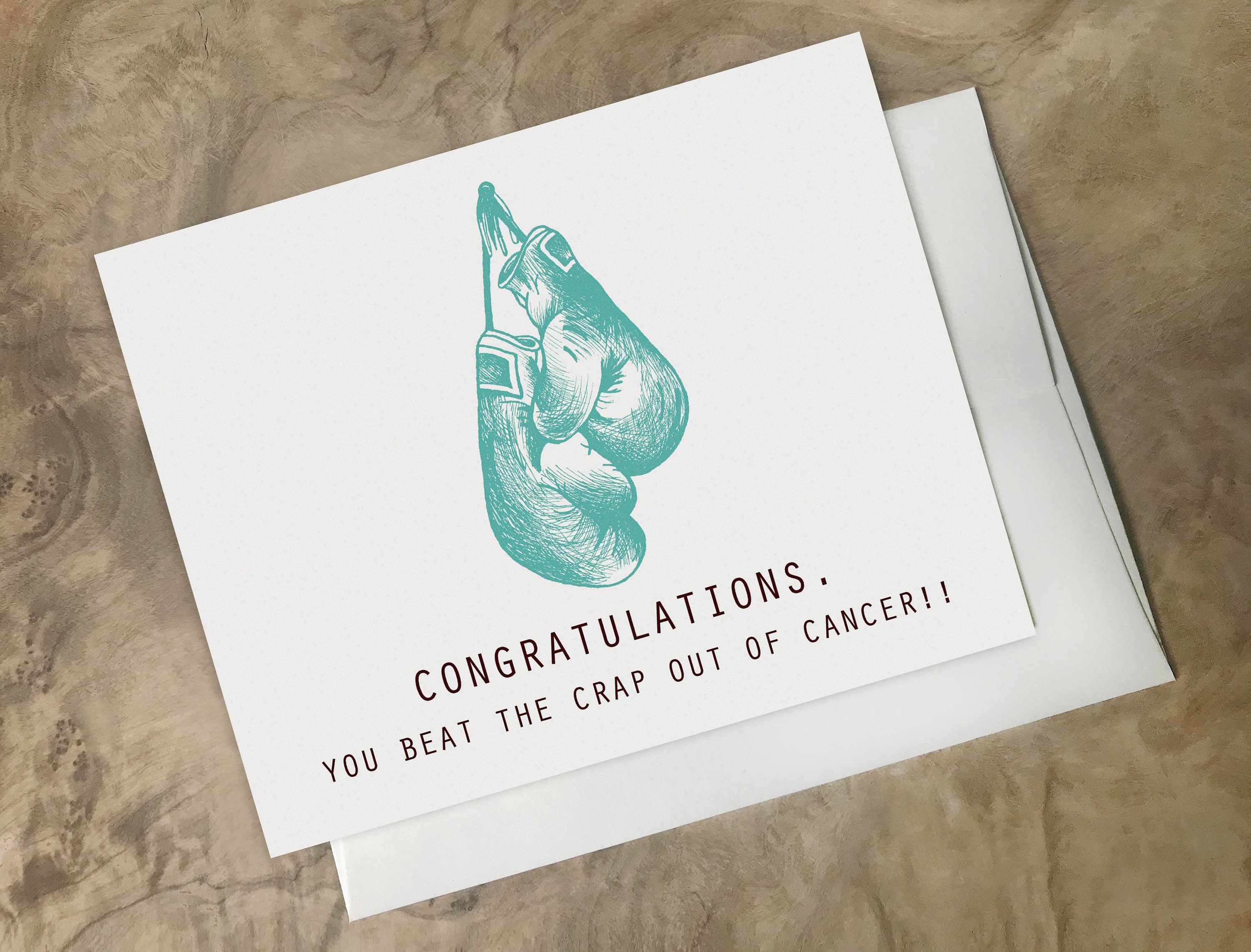 CONGRATULATIONS You BEAT the Crap Out of CANCER Card. F*ck Cancer ...