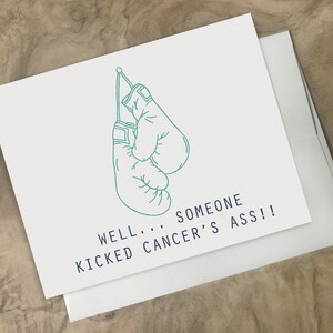 Well... SOMEONE Kicked Cancer's A*S - Congratulations You BEAT CANCER ...