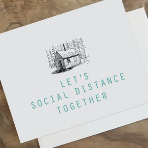Isolation Card - Pandemic Card, Social Distancing Quarantine Card - Etsy