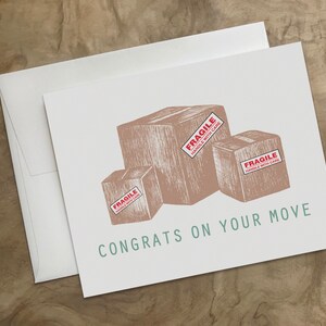 Leaving Town Card, Moving Away Card, Congrats on Your Move Card. New ...