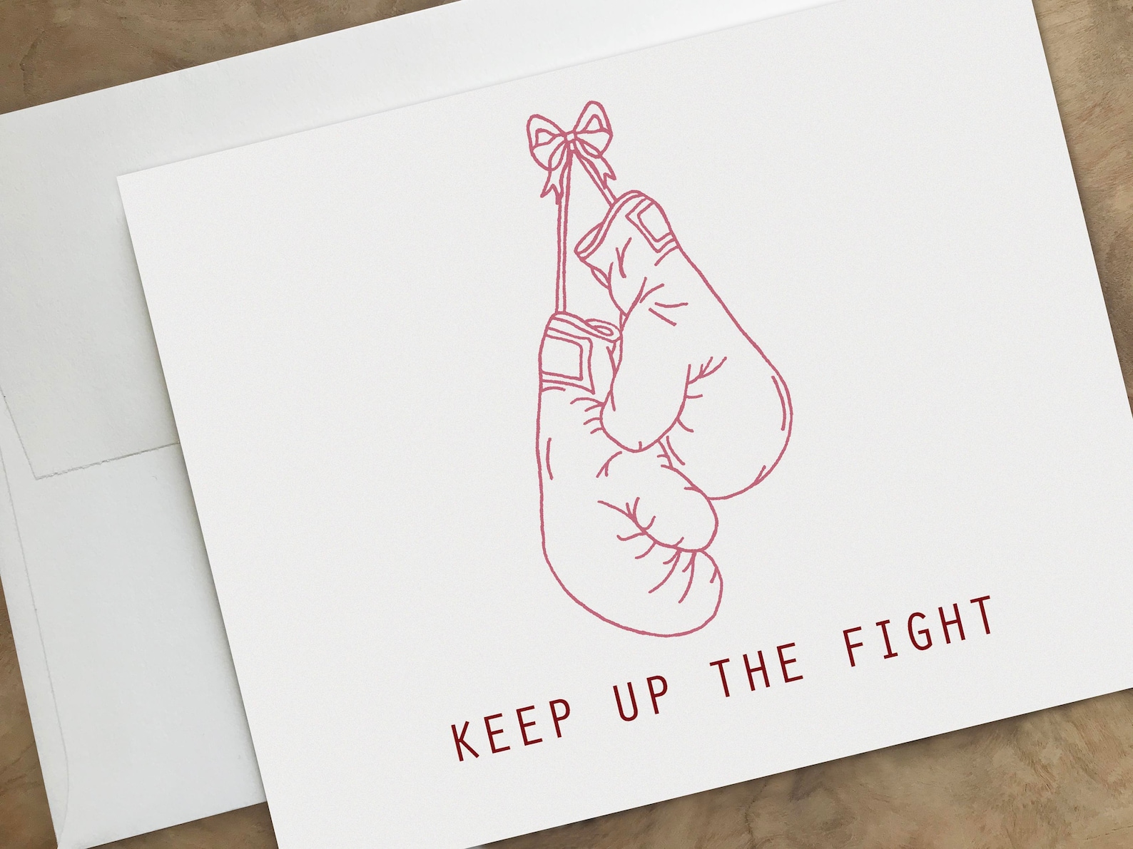 Boxing Gloves Card - Keep up the Fight, Devastation Card, Encouragement ...