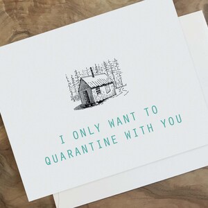 Quarantine Card, Isolation Card - Social Distancing Card, I Miss You ...