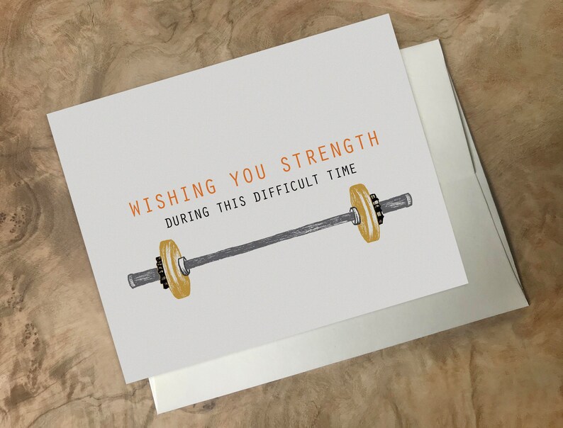 STAY STRONG CARD. Get Well Soon Card. Card for sick or sad | Etsy