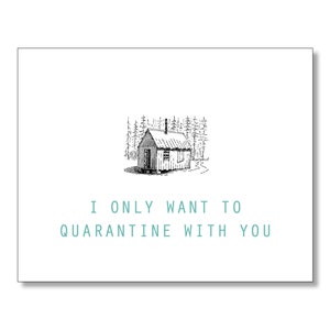 Isolation Card - Pandemic Card, Social Distancing Quarantine Card - Etsy